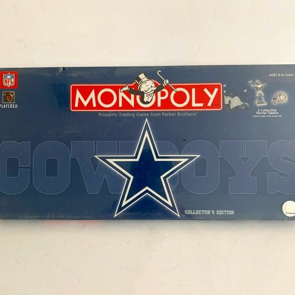 Hasbro | Games | Vintage Monopoly Dallas Cowboys Collectors Edition 206 ...